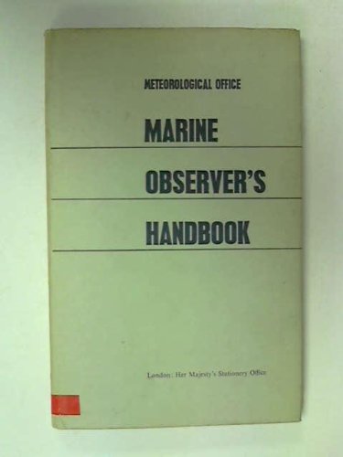 Marine Observer's Handbook: unknown author: 8601415664713: Amazon.com ...