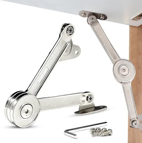 2 Pcs Heavy Duty Lid Support Hinges, Adjustable Soft Close Hinges ...