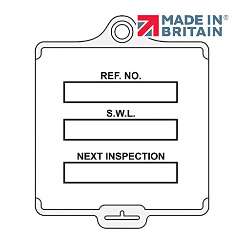 ‘AssetTag Flex Safe Working Load’ Tag, Medium, White (Pack of 50 ...