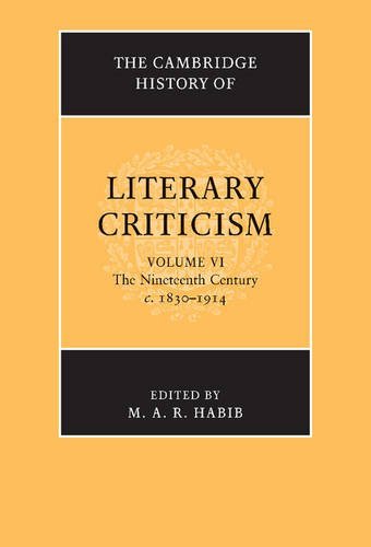 Amazon.com: The Cambridge History of Literary Criticism: Volume 6, The ...