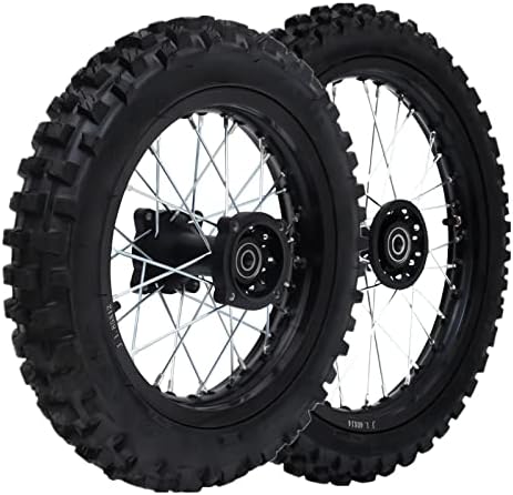 Amazon.com: X-PRO 12" Rear Wheel Rim Tire 3.0-12 with 12mm Bearing ...