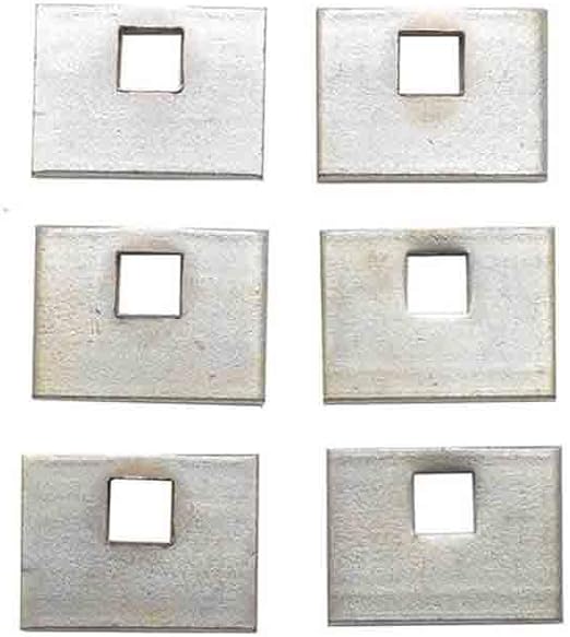 Amazon.com: Trailer Hitch Block Plate Spacer Kit - Pack of 6 Spacers ...