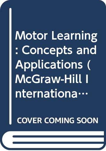 Amazon | Motor Learning: Concepts and Applications (McGraw-Hill ...