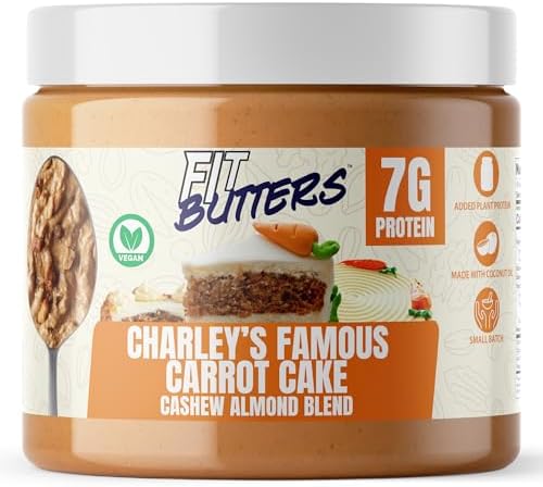 Amazon.com : Fit Butters Charley's Famous Carrot Cake Cashew Almond ...