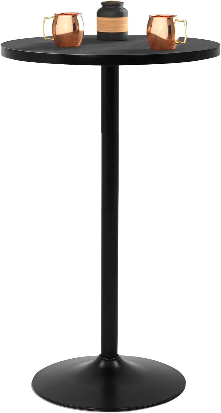 Amazon.com: BORGEBY 40 Inch Height Bar Table, Small Round Dining High ...