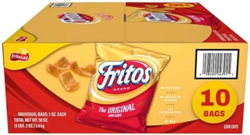 Amazon.com: Fritos Corn Chips The Original, 1 Oz., 10 Pk. - Fritos ...