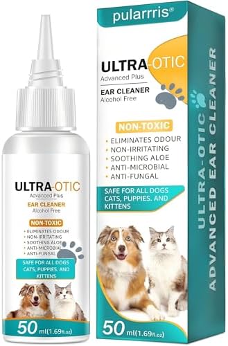 pularrris Ear Cleaner for Dogs Ear Care for Dogs provides relief for ...