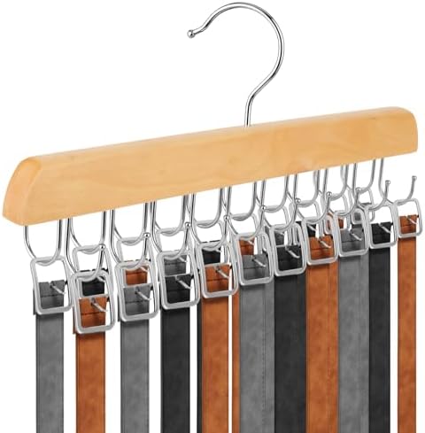 Amazon.com: LMOMSS Belt Hanger for Closet,Belt Rack Organizer with 20 ...