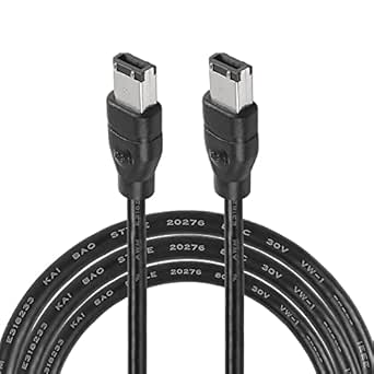Amazon.com: MEIRIYFA FireWire IEEE 1394A 400 6 Pin Cable, Firewire 6 ...