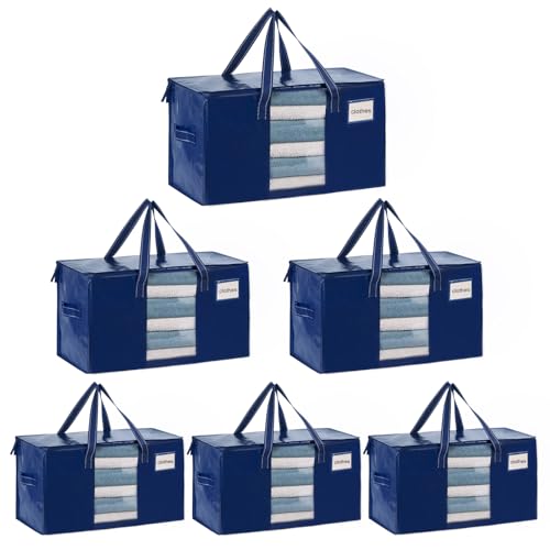 VENO 6 Pack Moving Bags and Storage Bags, Moving Boxes, Storage Boxes ...