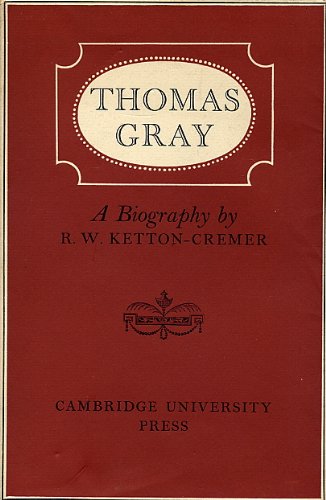 Thomas Gray: Ketton-Cremer, Robert Wyndham: 9780827761049: Amazon.com ...