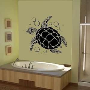 Sea Turtle Wall Art Vinyl Decal Sticker Graphic Ocean Hawaiian By LKS ...