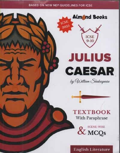 Buy JULIUS CAESAR BY WILLIAM SHAKESPEARE TEXTBOOK WITH PARAPHRASE (ICSE ...