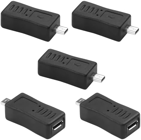 Amazon.com: JSADZKJ Micro to Mini USB Adapter,Micro USB Female to 8 Pin ...