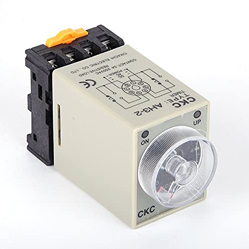 Time Relay AH3-3 AH3-2 On Time Delay AC220/DC24V Timer Relay Time Control Switch - (Color: 1 ...