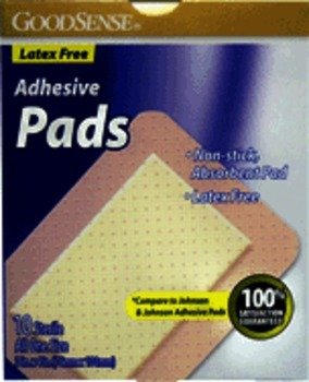 Amazon.com : Good Sense Sterile Adhesive Pads 3x4 10ct Case Pack 72 ...