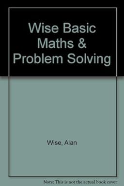 Amazon | Basic Mathematics and Problem Solving | Wise, Alan | Mathematics
