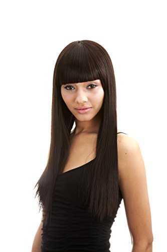 Amazon.com : It Tress Top Model Synthetic Wig FFC-101 (1B-OFF BLACK ...