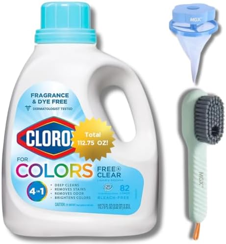 Amazon.com: MGX Colors Stain Remover and Laundry Additive, Free & Clear ...
