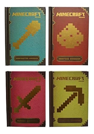 Minecraft 4 Book Builders Strategy Guide Bundle - Redstone, Combat ...