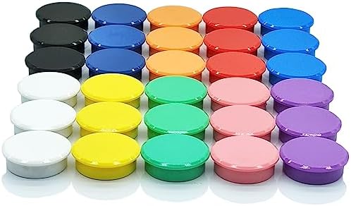 Amazon.com: ZDZBLX Fridge Magnet Strong Magnets, 30 Pack 10 Colors ...