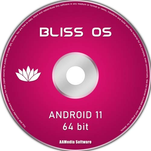 ANDROID 11 for PC (Bliss OS 14) DVD Bootable Operating System : Amazon ...