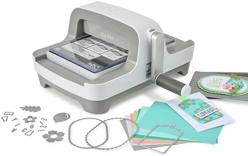 Amazon.com: Sizzix Big Shot Machine with Starter Kit, 6" Die-Cutting ...