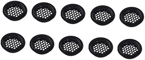 Veemoon 10 Pcs Vents Black Cabinet White Cabinets Black Window Round ...