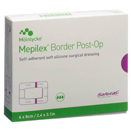 Mepilex border post op All-in-one post-op dressing with extra ...