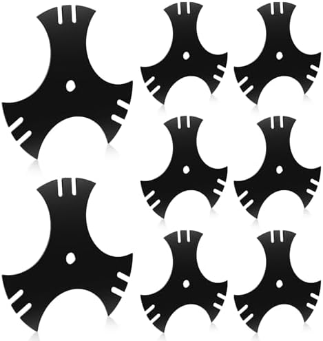 Amazon.com : Hiboom 5 Pieces 3 Side Edger Star Blade Star Edger Blade ...