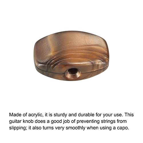 PATIKIL Guitar Tuning Peg Button Machine Head Oval Acrylic Buttons ...