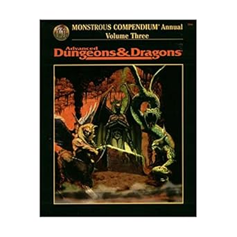 Monstrous Compendium Annual, Vol. 3 (Advanced Dungeons & Dragons ...
