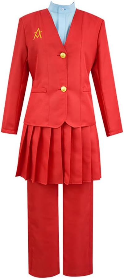 Amazon.com: Coriolanus Snow Costume Men's Red Uniform Suit Halloween ...