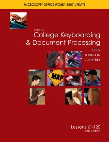 Gregg College Keyboarding & Document Processing(GDP), Word 2007 Update ...