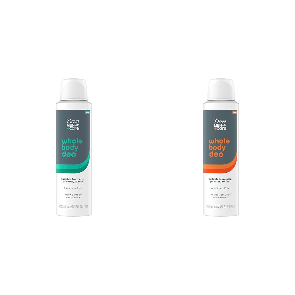 Amazon.com : Dove Men+Care Whole Body Deo Aluminum-Free Deodorant Spray ...