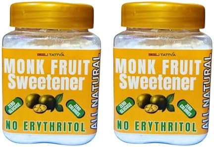 Beej Tattva | Monk Fruit Sweetener Powder | Zero-Calorie Sugar ...