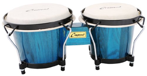 Amazon.com: Crescent Transparent Blue Bongos : Musical Instruments