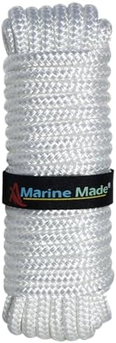 Amazon.com: Amarine Made Double Braided Nylon Dock Lines 4800 lbs ...