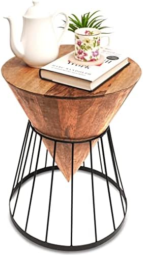 UHUD CRAFTS Wooden Minimalistic Cone Shape Coffee Table/SideTable For ...