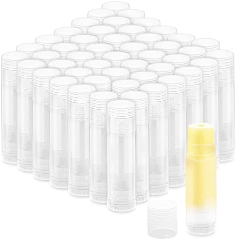 Amazon.com: 50 Pcs 5.5g Twist-up Lip Balm Tubes,Empty Plastic Lip Gloss ...