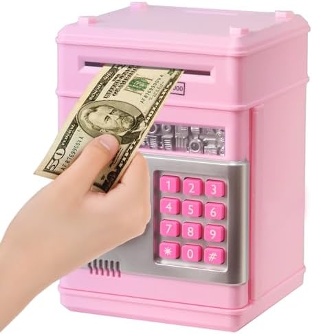 Amazon.com: Dr. STEM Toys - Kids ATM Savings Bank – Electronic Piggy ...