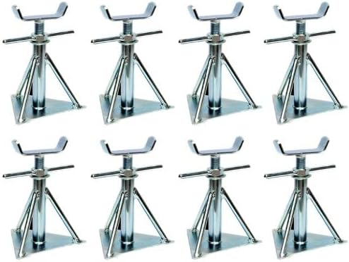 Mystatic Large Axle Stand for Static Caravan & Mobile Home - Adjustable ...