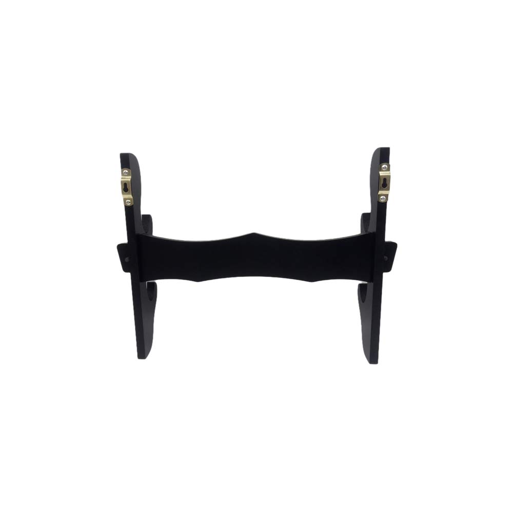 Snapklik.com : 2 Tier Sword Holder Wall Mount Samurai Sword Rack Katana ...