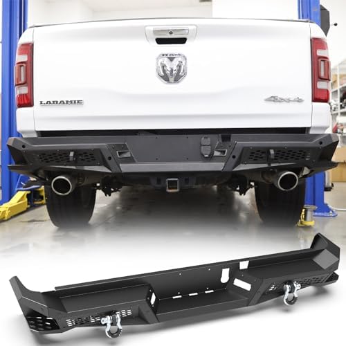 Hawkley 19-24 Ram Rear Step Bumper Compatible with 2019 2020 2021 2022 ...
