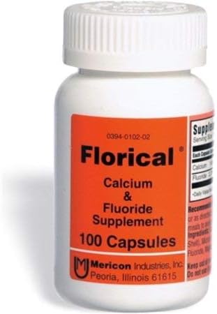 Amazon.com: Florical Calcium & Fluoride Supplement Capsules - 100 ...