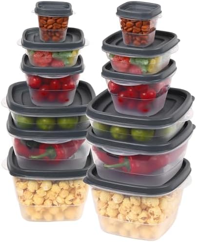 Rainberg 50 PCS Food Storage Set, Food Storage Containers, Cereal ...