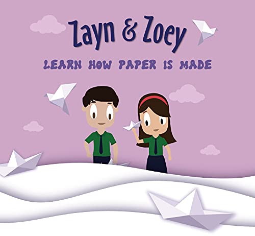 Zayn and Zoey Learn How Paper Is Made Kids Story Book for Early ...