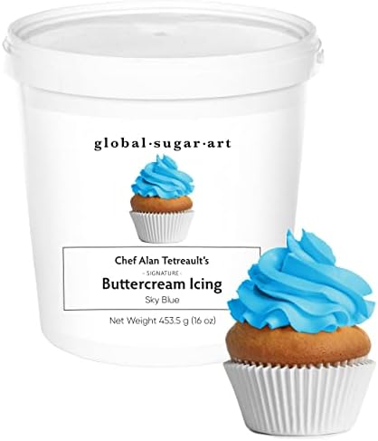 Amazon.com: Blue Buttercream Frosting for Cake Decorating – Firm Icing ...