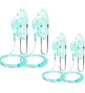 Amazon.com: 2 Pack Oxygen Mask for Face Adult with 6.6 Ft Tube and ...