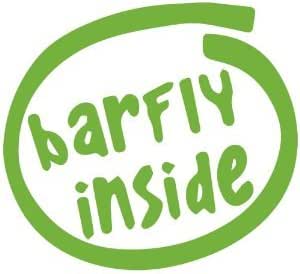 Amazon.com - Barfly Inside Decal Sticker (lime, 5 inch) Lime - Wall ...